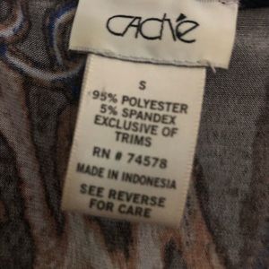 Cache | Dresses | Cache Printed Dress Like New | Poshmark